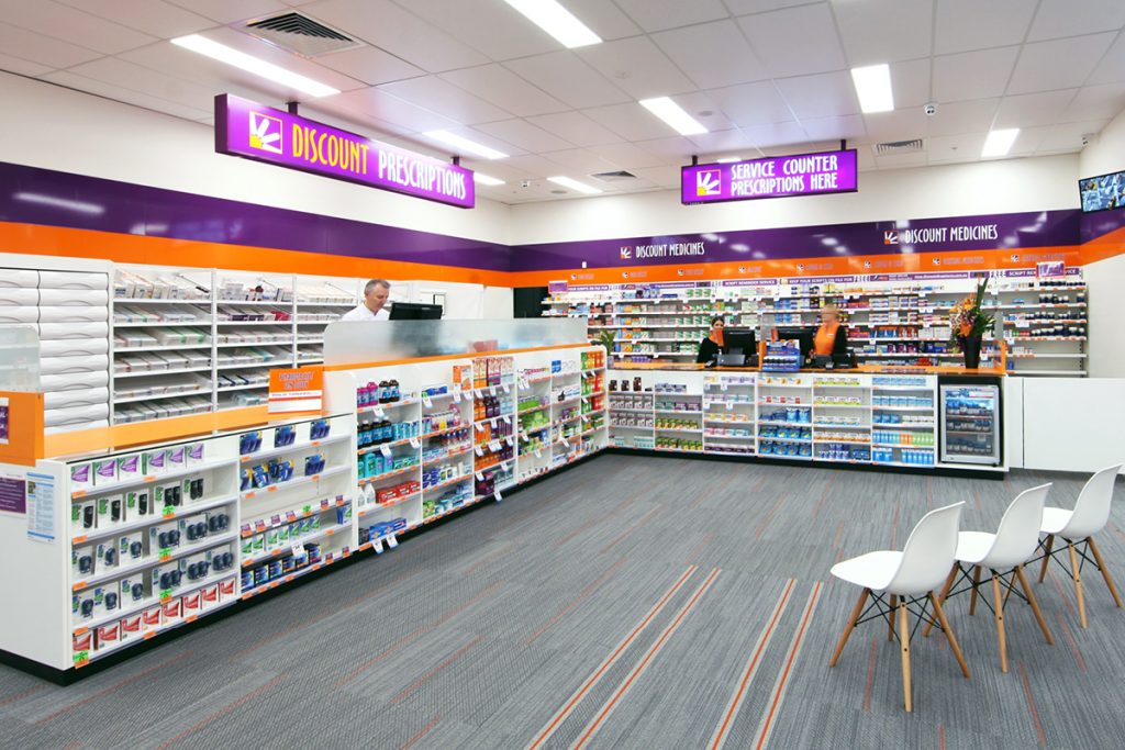 Discount Drug Stores | Pharmacy Design Fitout | Masterplanners Perth