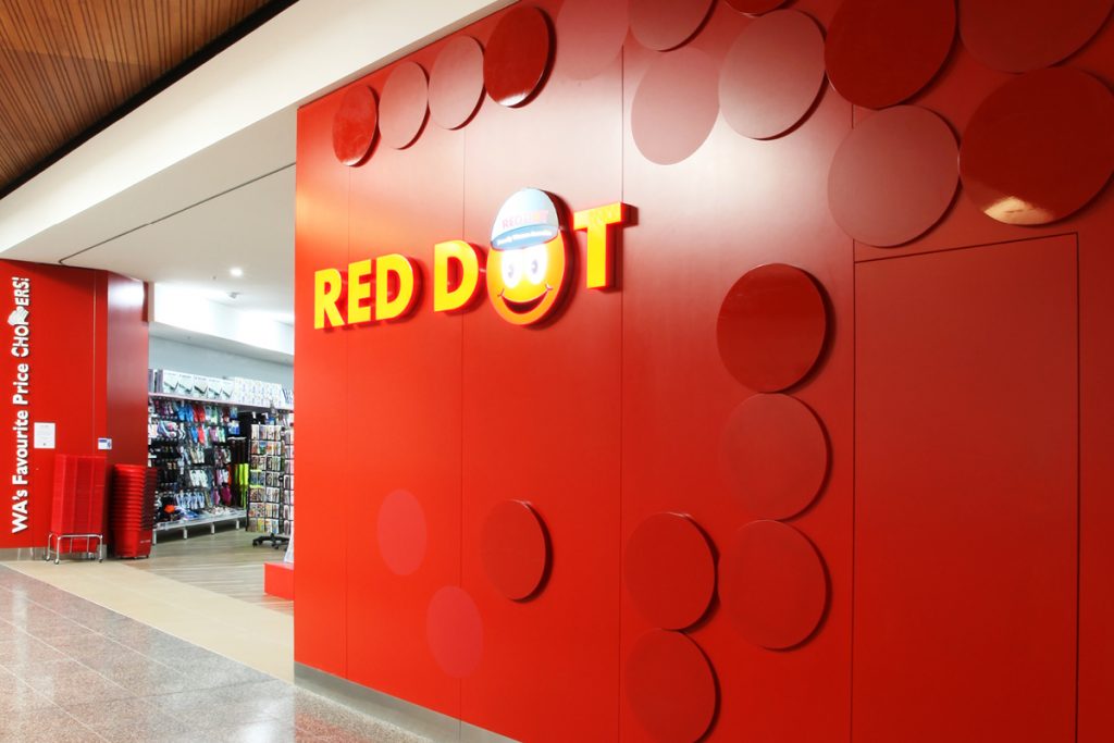 Red Dot | Discount Retail Store Design Fitout | Masterplanners Perth