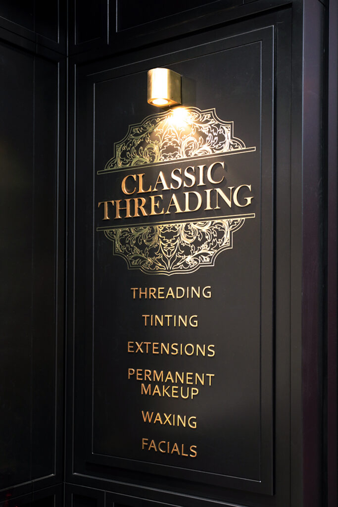 Classic Threading | Beauty Salon Design Fitout | Masterplanners Perth
