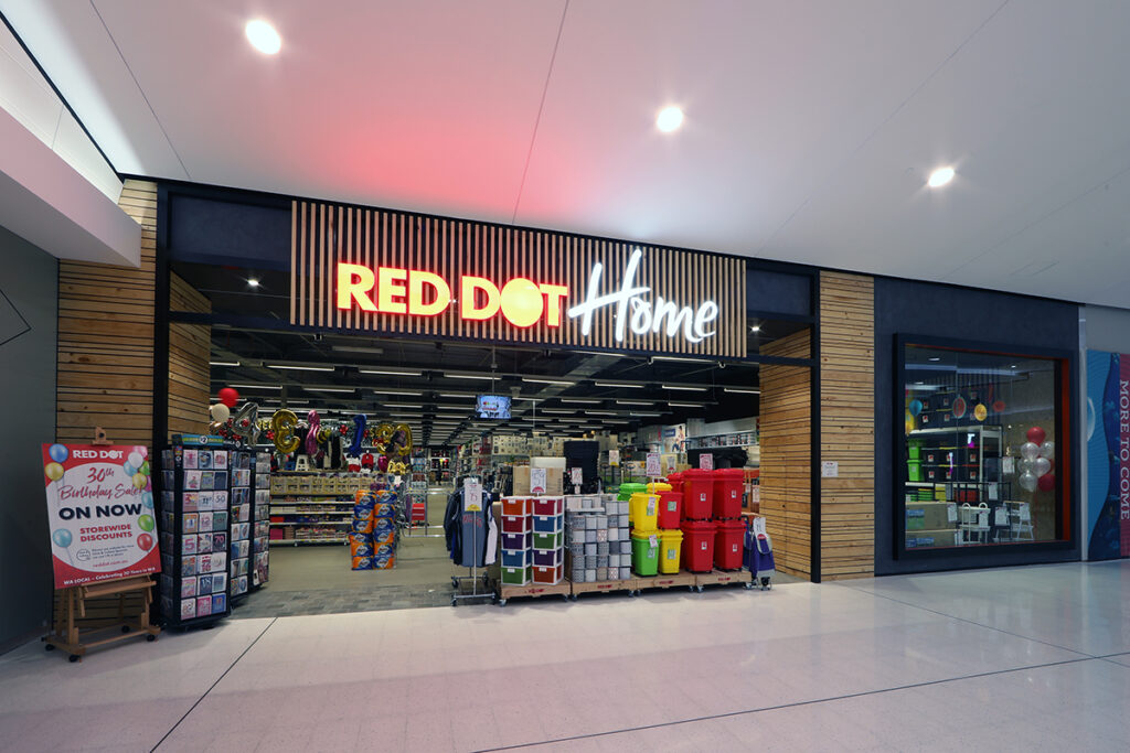 Red Dot | Discount Retail Store Design Fitout | Masterplanners Perth